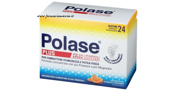 POLASE Plus integratore di sali minerali senza zucchero 24 Buste promo 2023